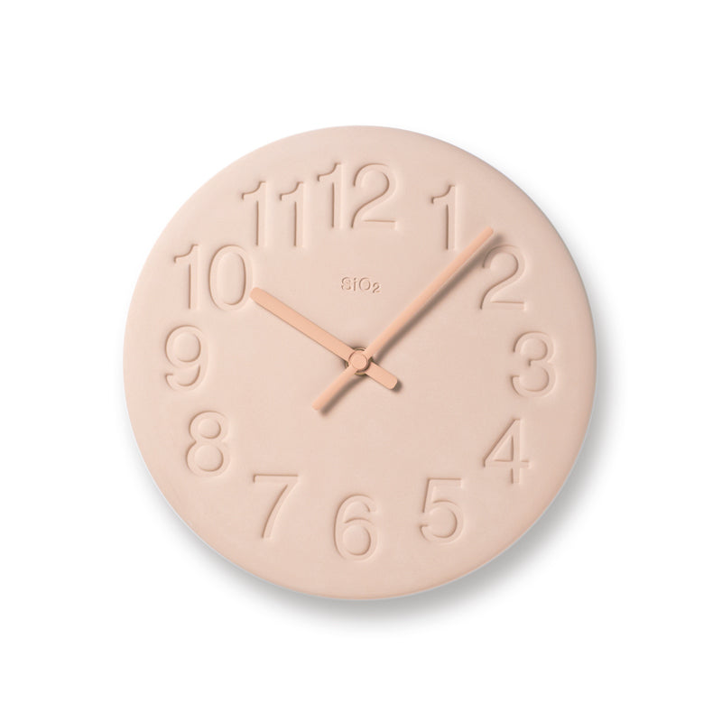 Si02 Clock Pink – Hoxton Home